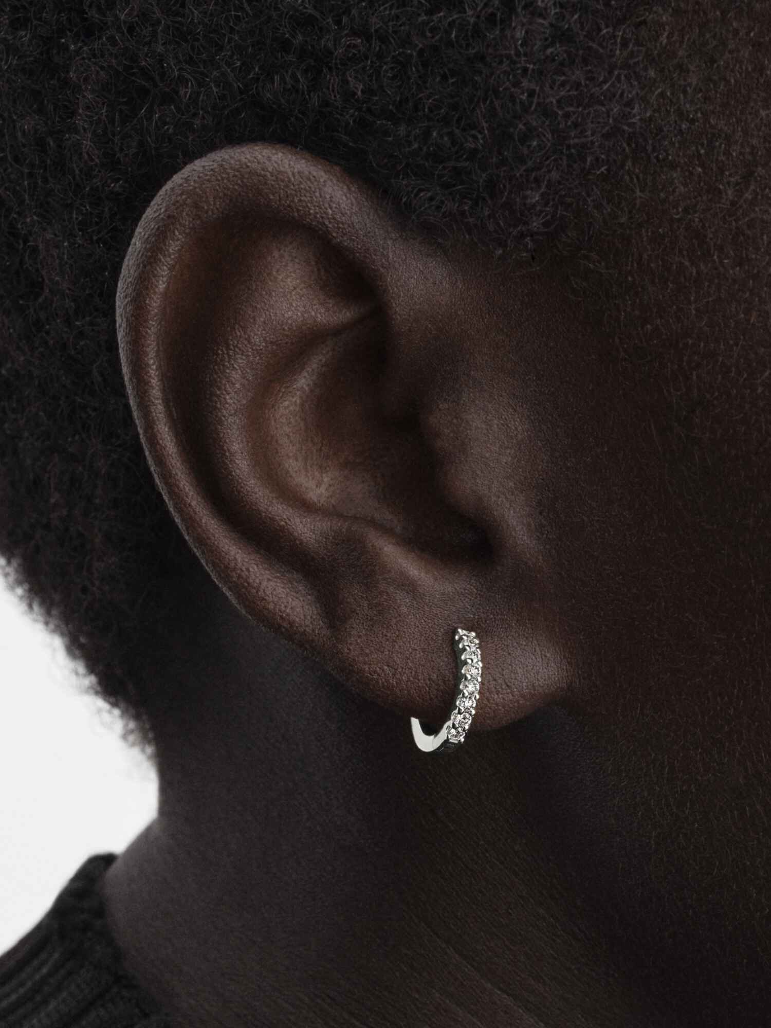 White gold Earrings for women | Pandora US