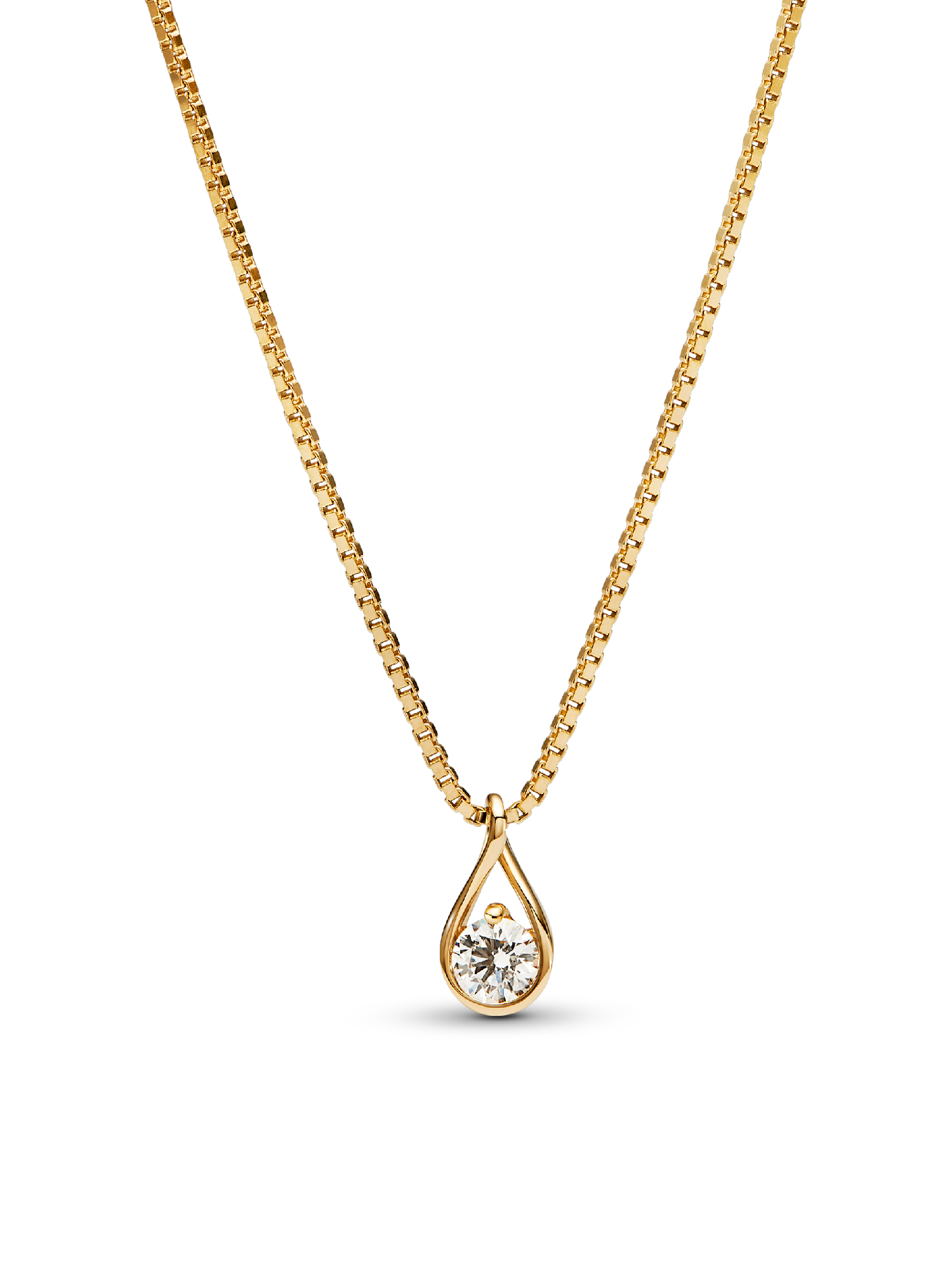 Pandora Infinite 14k Gold Lab-grown Diamond Pendant Necklace | Gold ...